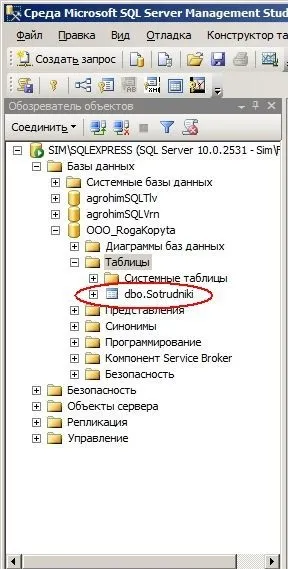 Як створити таблицю в базі даних ms sql server 2018 | yak.koshachek.com